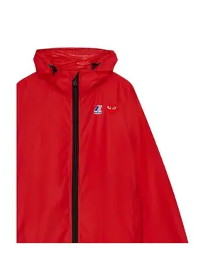 Play Comme Des Garcon X K-way Zip Hooded Jacket