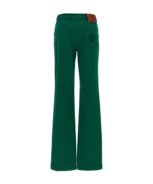 Etro Cotton Wide Leg Trousers