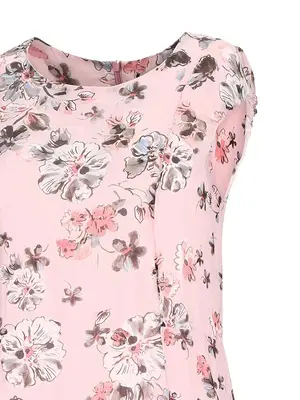 Max Mara Floral-print Cap-sleeve Maxi Dress