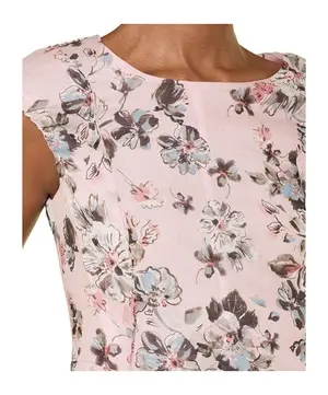 Max Mara Floral-print Cap-sleeve Maxi Dress