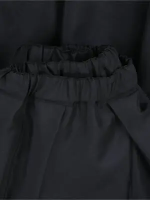 Comme Des Garçons Pleated Midi Skirt