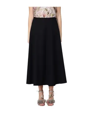 Alberta Ferretti High-waisted Midi Skirt