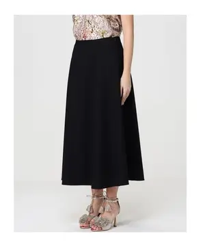 Alberta Ferretti High-waisted Midi Skirt