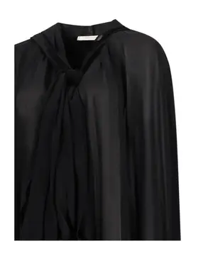 Blumarine Tie-detail Cape Coat