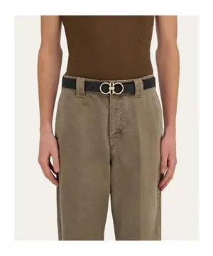 FERRAGAMO Reversible Gancini Belt