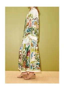ALEMAIS Jungle Boogie Silk Culottes