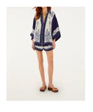 Farm Rio Coast Scarf Shirt