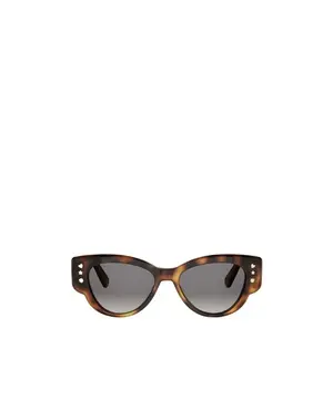 Dior Cat Eye Frame Sunglasses - Gray