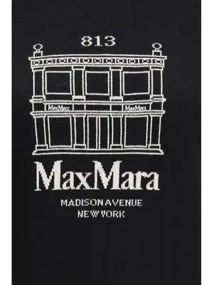 Max Mara Embroidered Logo Hoodie