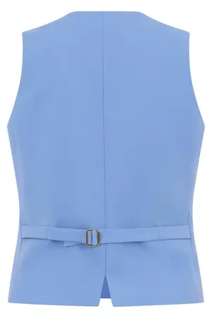 Max Mara Mstmadia V-neck Waistcoat - Blue