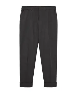 Dries Van Noten Tailored Pleated Trousers - Black