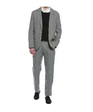 Brunello Cucinelli Plaid Single-breasted Suit