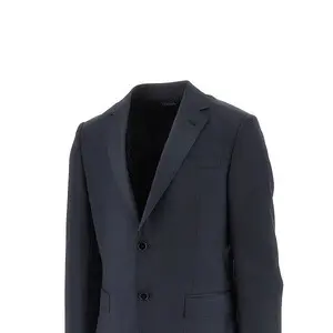Zegna Single-breasted Wool Suit - Navy
