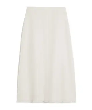 Max Mara A-line Skirt With Raw Edge Detail