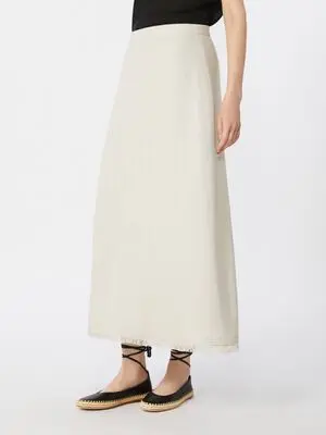 Max Mara Fiocchi A-line Skirt - Ivory