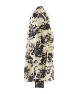 Max Mara Msevetro" Toile Print Silk Shirt