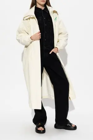 WILLY CHAVARRIA Long Drawstring Jacket With Embroidered Logo
