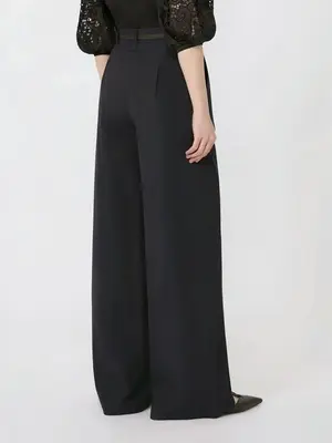 Max Mara Belted Wide-leg Trousers