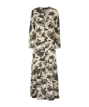 Max Mara Printed Maxi Dress - No