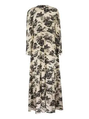 Max Mara Printed Maxi Dress