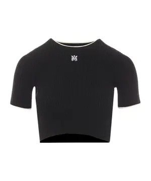 Amiri Cropped Crewneck T-shirt