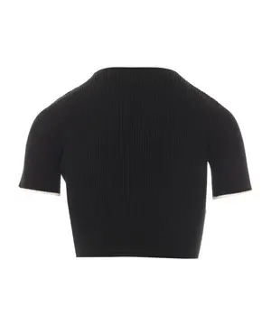 Amiri Cropped Crewneck T-shirt