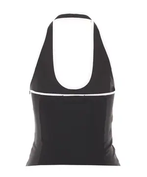 Amiri Sleeveless Vest With Zipper Closure And Logo