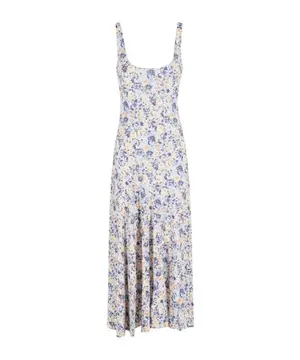 Ulla Johnson Yasna Floral-print Sleeveless Maxi Dress - White