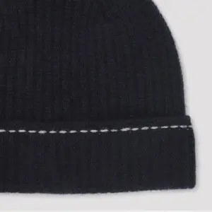 Kiton Ribbed Cuff Beanie Hat