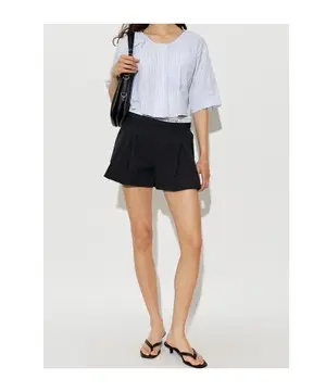 Alexander Wang Striped Cropped Top With Tie Detail