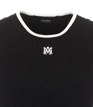 Amiri Sleeveless Ribbed Knit Vest