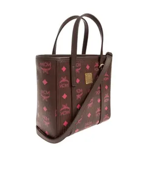 Mcm Toni Double Handle Shoulder Bag - Red