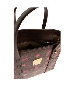 Mcm Toni Double Handle Shoulder Bag - Red