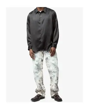 Martine Rose Button-up Pinstriped Shirt