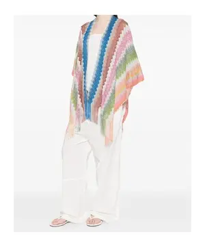 Missoni Chevron Fringed Jacket
