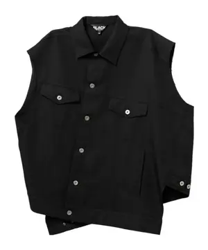Comme Des Garçons Asymmetrical Sleeveless Vest