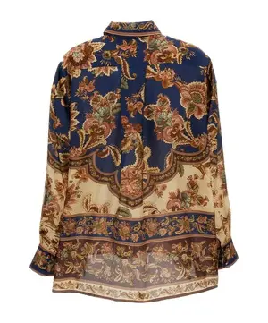 Zimmermann Aster Relaxed Shirt - Brown