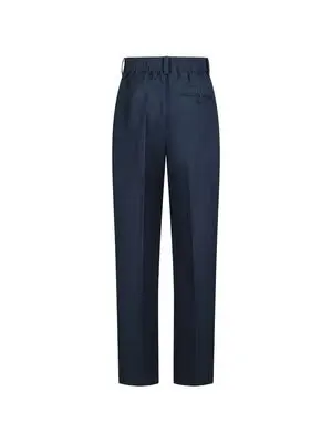 Jacquemus Pleated Detailed Pants - Deep Navy