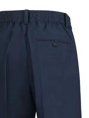 Jacquemus Pleated Detailed Pants - Deep Navy