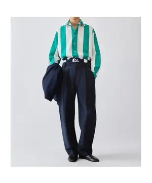 Jacquemus Pleated Detailed Pants - Deep Navy