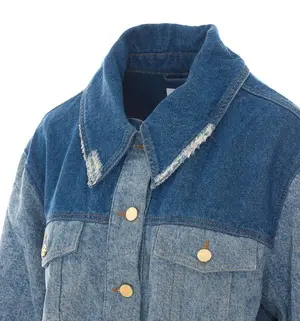 GANNI Patchwork Denim Jacket