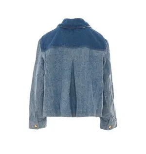GANNI Patchwork Denim Jacket - No
