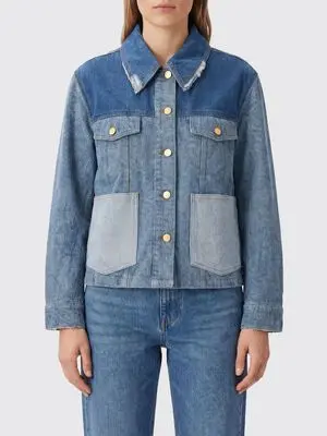 GANNI Patchwork Denim Jacket - No