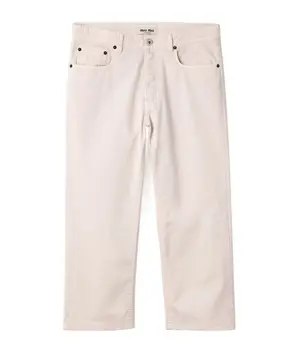 Miu Miu Button Detailed Jeans For Women
