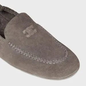 Celine Adam Loafer In Suede Calfskin