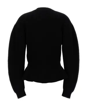 Chloé Ruffled Knit Cardigan