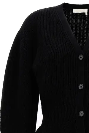 Chloé Ruffled Knit Cardigan