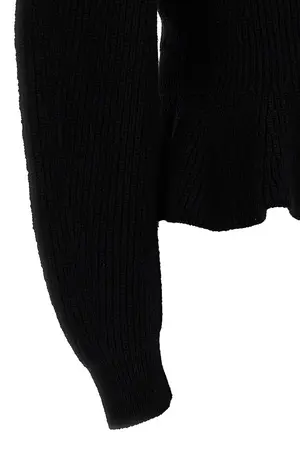 Chloé Ruffled Knit Cardigan
