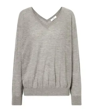 FRAME Long-sleeved V-neck Sweater