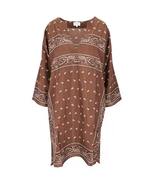 P.a.r.o.s.h Printed V-neck Dress